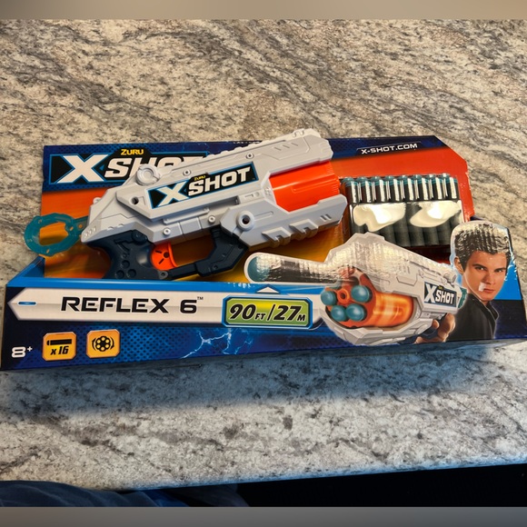 Zuru | Toys | Zuru X Shot Reflex 6 Kids Foam Bullet Gun With 6 Foam ...